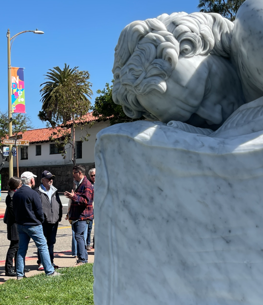 City and SLOMA Introduce "David" - SLO Review